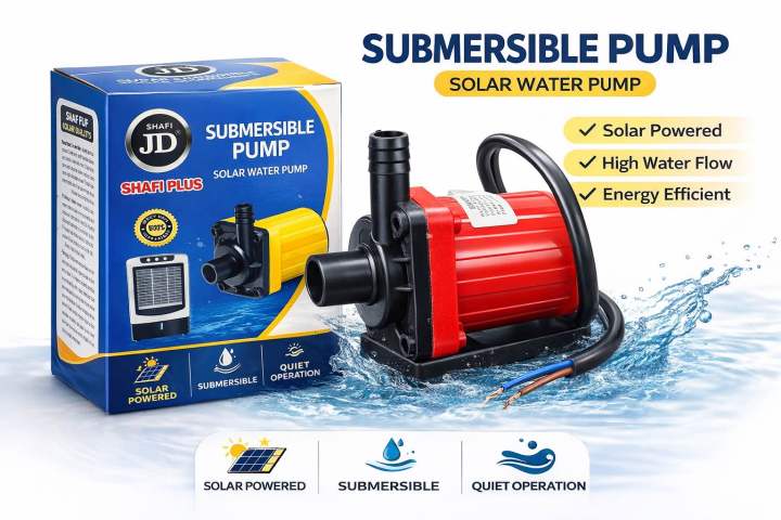 Shafi Plus JD Submersible Solar Water Pump 12V DC | Mini Water Pump for ...