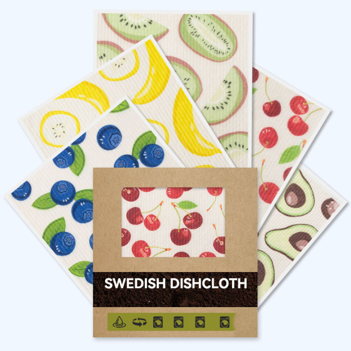 Eco-Friendly Reusable Super Water-Absorbent Swedish Dishcloth ...