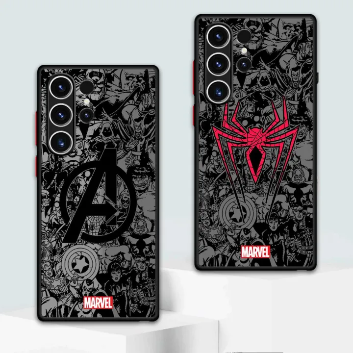 Marvel superhero Case for Samsung Galaxy S22 S24 Plus S23 Ultra S23 FE ...