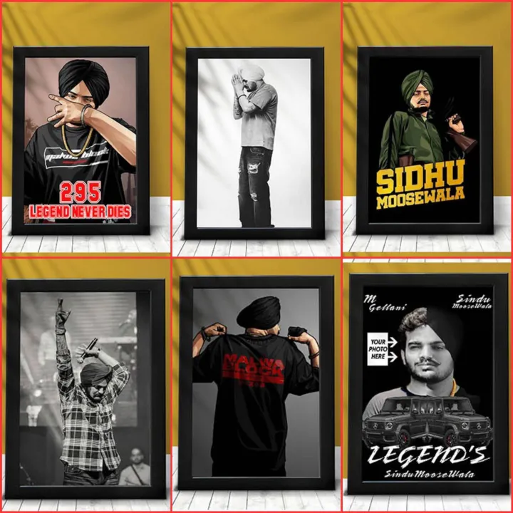 Sidhu Moose Wala Photo Frame for Fans Amazing Singer Gift | Daraz.pk
