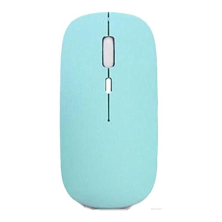 Macaron Rechargeable Wireless Bluetooth Mouse 2.4G USB Mice For Android ...