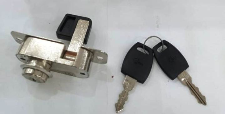 CyberLock Wardrobe Centre Sliding Door Lock | Daraz.pk