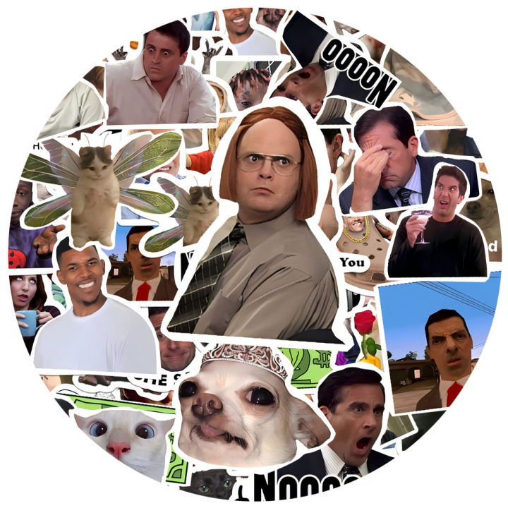 10/30/50/100Pcs Funny TV Show Meme Stickers for Scrapbook Laptop ...