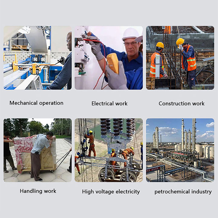 400v Rubber Insulating Gloves Anti-electricity Security Protection Hand ...