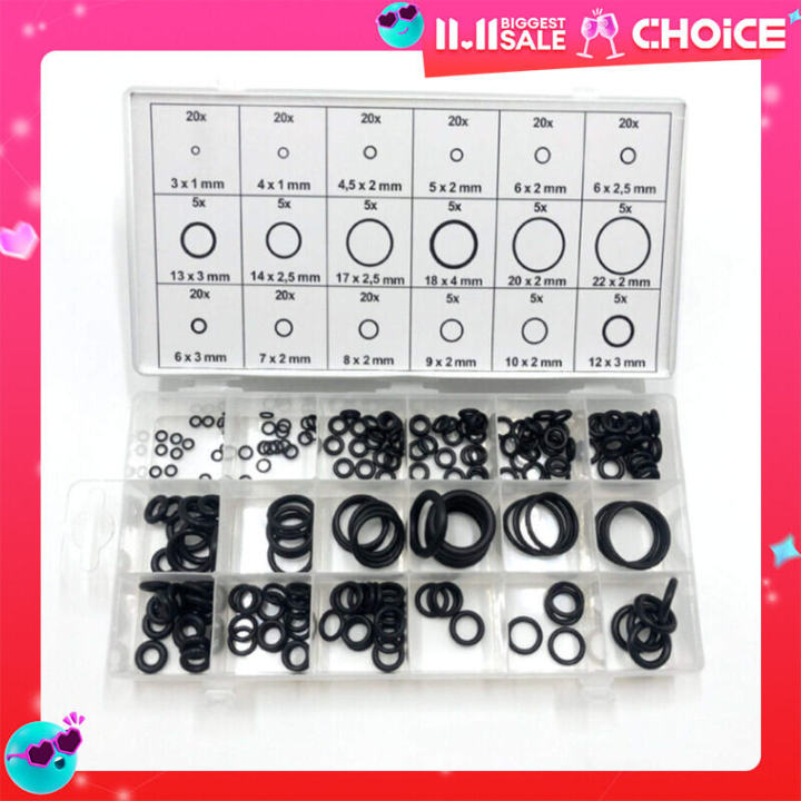 225 PCs 18 inch rubber O ring set for automotive seal plumbing | Shop ...