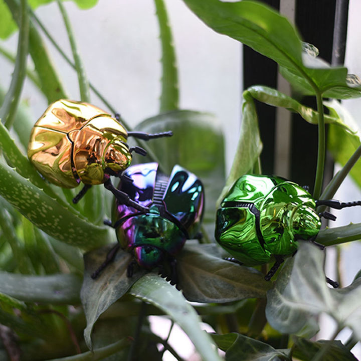 1 Piece Scarab Beetle Children's Plastic Animals Toy Wind Up Beetle ...