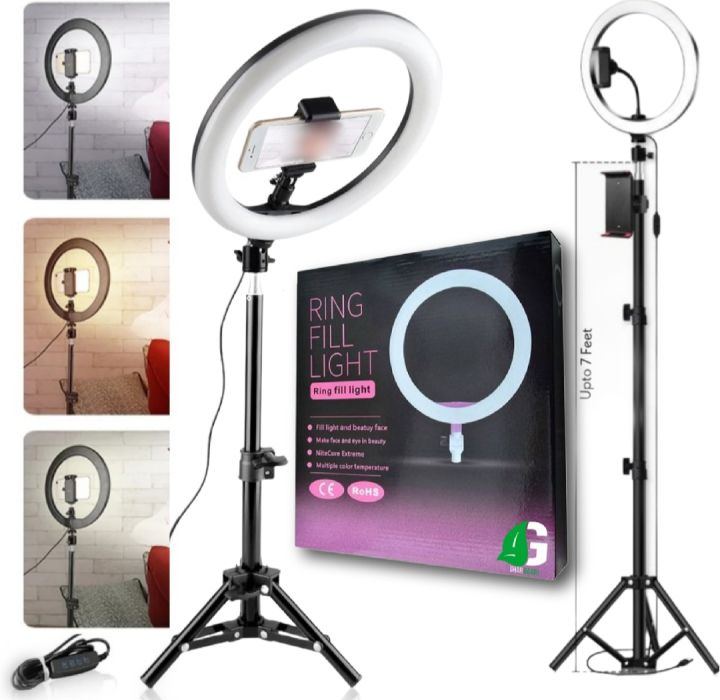 Ring Light For Viral Tiktok Vedios / 26CM Ring Light 3 Different Colors ...