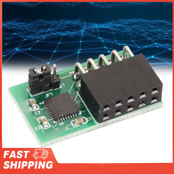 TPM 2.0 Module 10Pin SPI 3.3V 9670 Chipset for SuperMicro High Safety ...