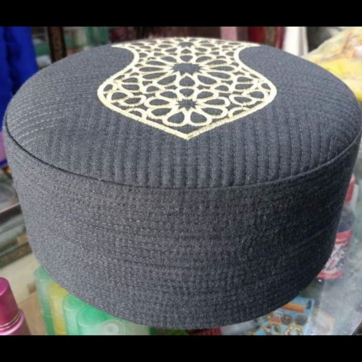 Nalain Pak Islamic Cap / topi Nalain pak wali - Black, Brown,Blue ...