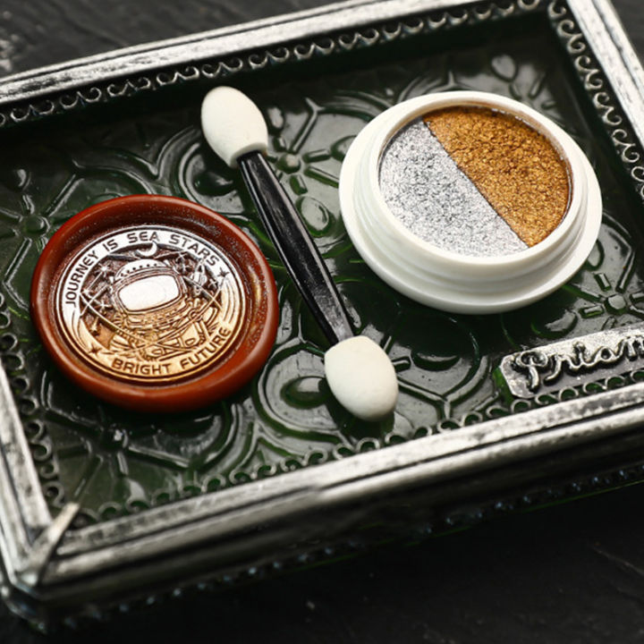 Fire lacquer Seal Gold Powder Enamel Paste Wax Seal Stamp Scrapbook ...