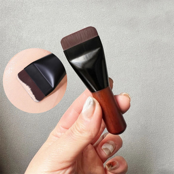 Mini Flat Top Foundation Brushes Ultra Thin Foundation Brush Flat Head ...