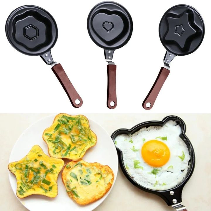 Stainless Steel Lovely Different Shape Mini Non-Stick Egg Frying Pan ...