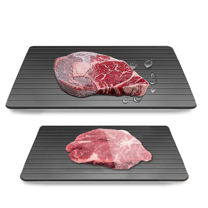 1pcs aluminum alloy extremely fast thawing board, beef seafood thawing ...