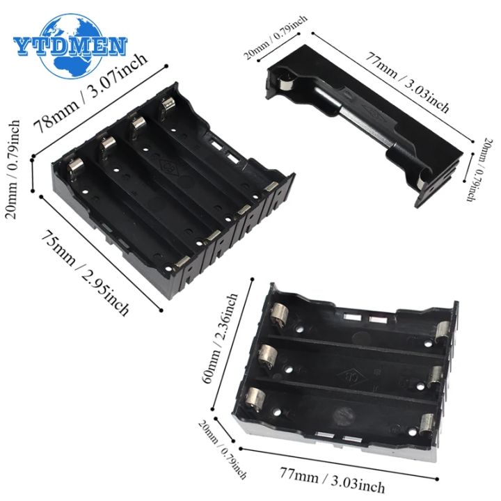 1PCS 18650 Battery Box Holder Power Bank Plastic Battery Storage Box ...