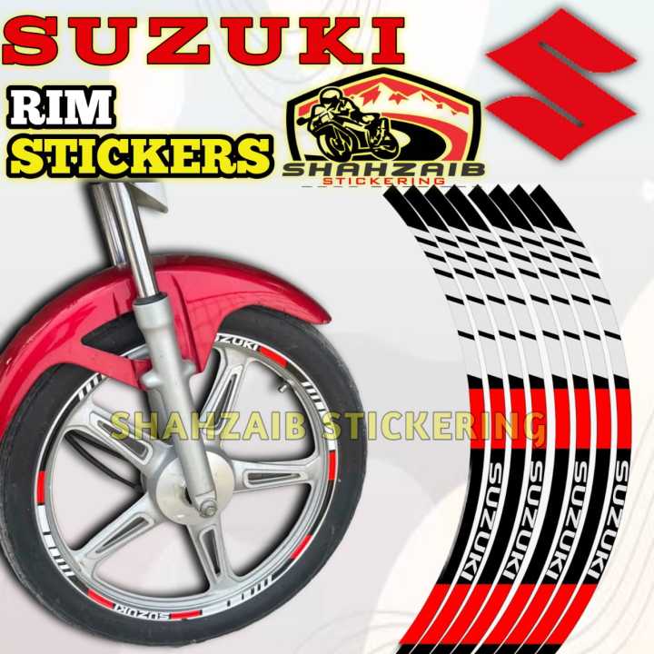 Rim Sticker Strips for SUZUKI GS150 GR150 GD110 ETC | Daraz.pk