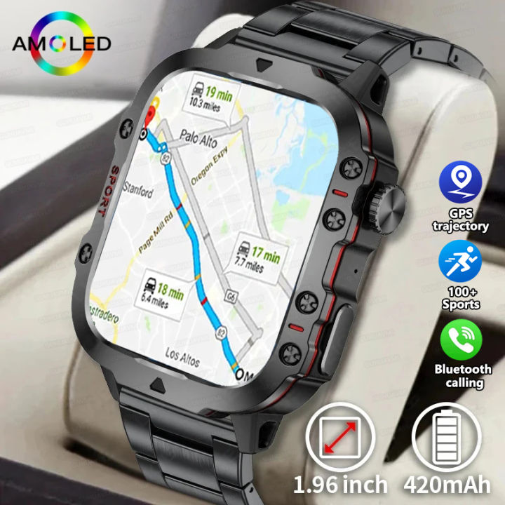 2024 New For Xiaomi Military Smart Watch Men IP68 GPS Outdoor 100 ...