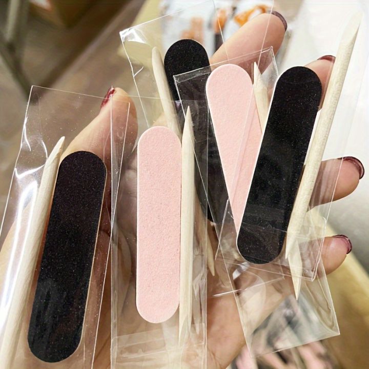 30 pcs Nail Files Kit- 2pcs/bag Mini Nail Files 180/240 Grit, Colorful ...