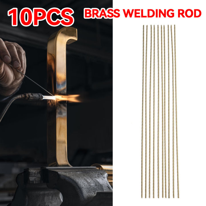 10Pcs/lot 250mmx1.6mm Brass Welding Solder Rods Gold Sifbronze Brazing ...