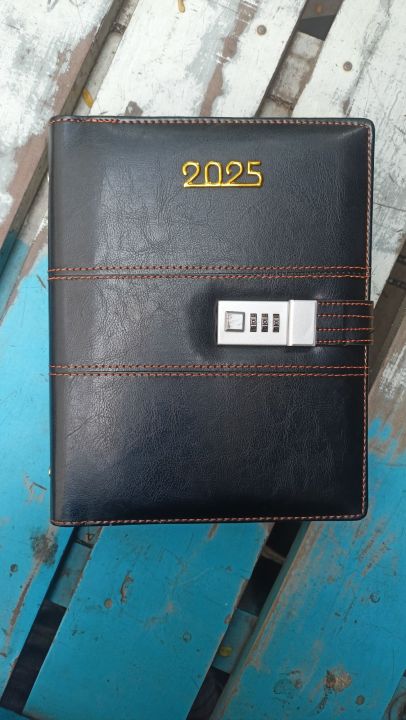 Security Lock Executive 6 Ring Diary 2024 with pen and changable Number ...