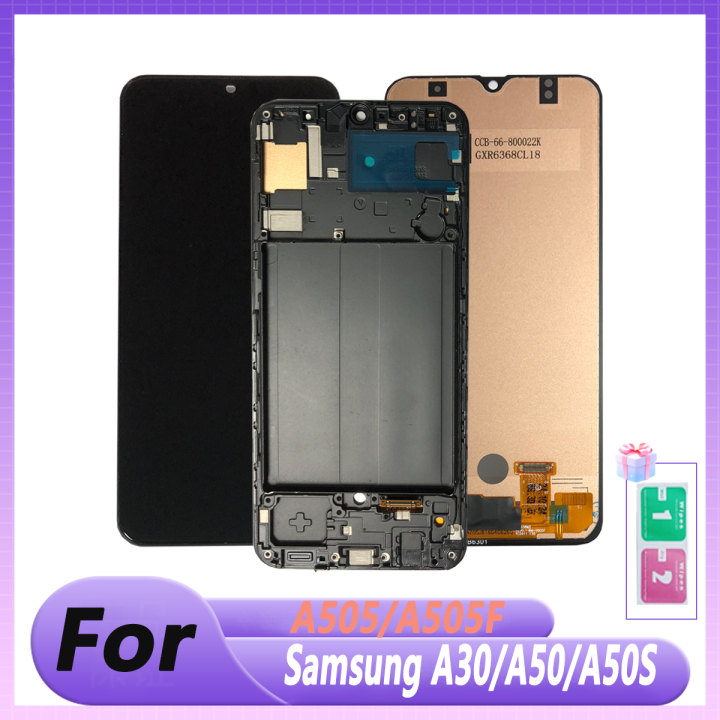 Tested A30 A50 A50S LCD For Samsung A30 A50 A50S LCD Display Touch ...