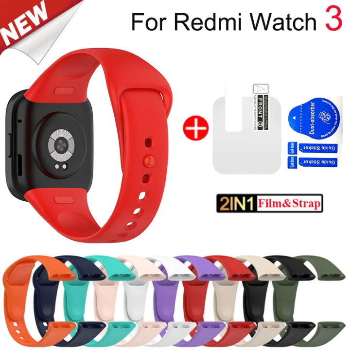 Silicone Strap For Xiaomi Redmi Watch 3 Lite Band Smart Watch Replacement Watchband Sport ...