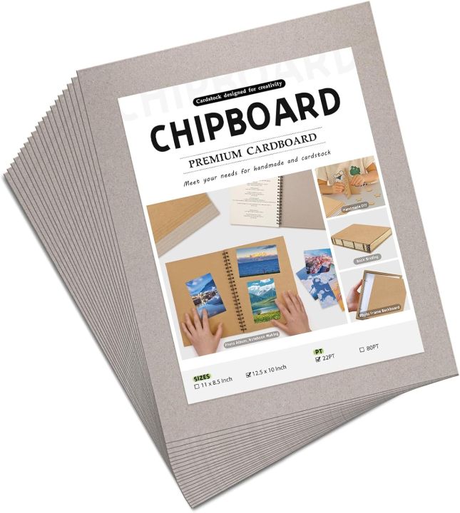 IMAZY 22pt Book Board for Bookbinding Chipboard Sheets Cardboard for ...