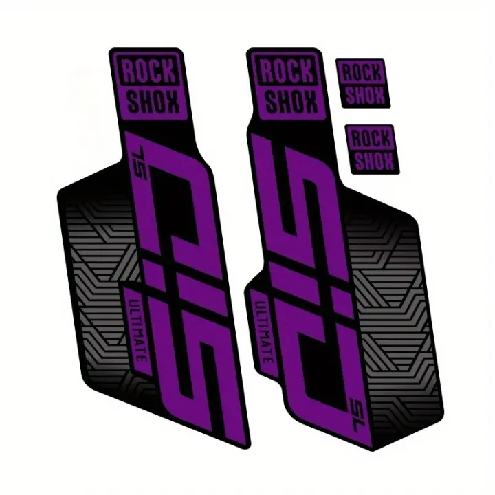 4Pcs/sheet, ROCKSHOX SID bicycle front fork sticker, bicycle mountain ...