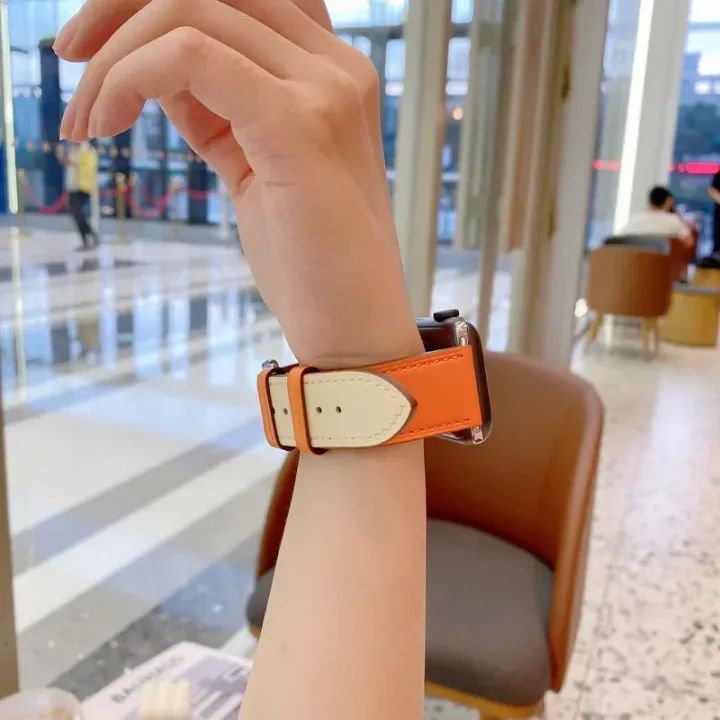 Leather watch strap for Redmi watch 4 straps Smart WristBand ...