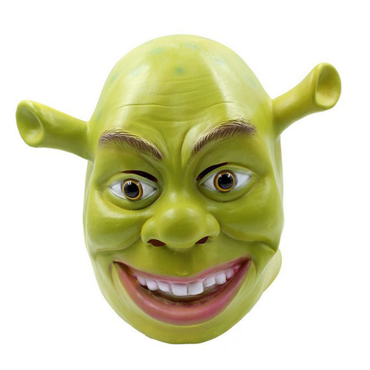 Spot Green Shrek Mask Halloween Mask Movie Makeup Ball Mask Carnival ...