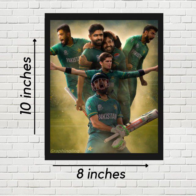 Pakistan Cricket HD Wallpaper Team Picture Frame for wall decoration ...