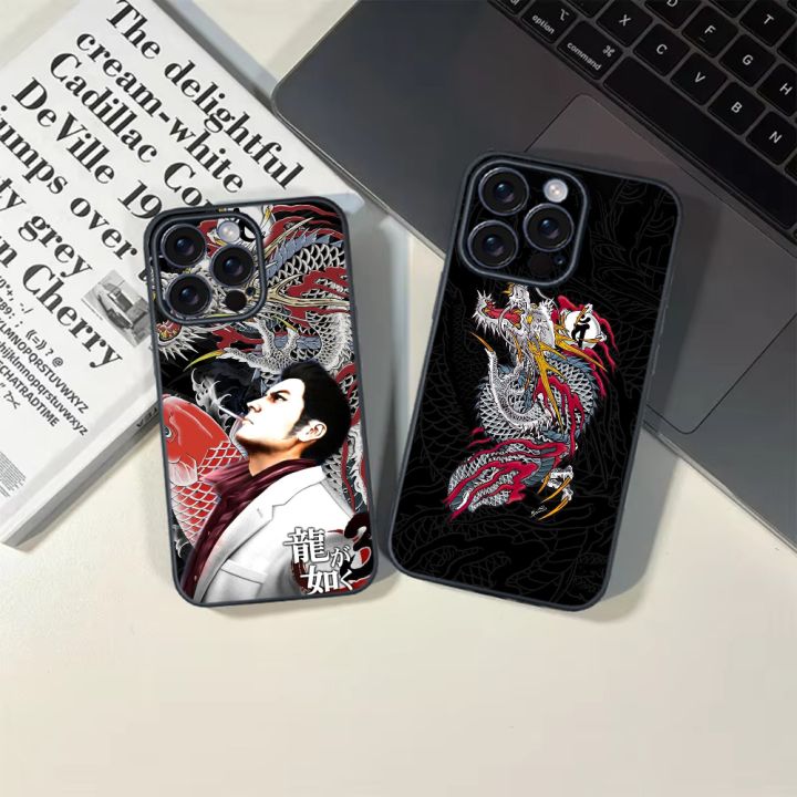 Y-Yakuza Like a Dragon Game Phone Case For iPhone 16 15 14 13 12 11 PRO ...
