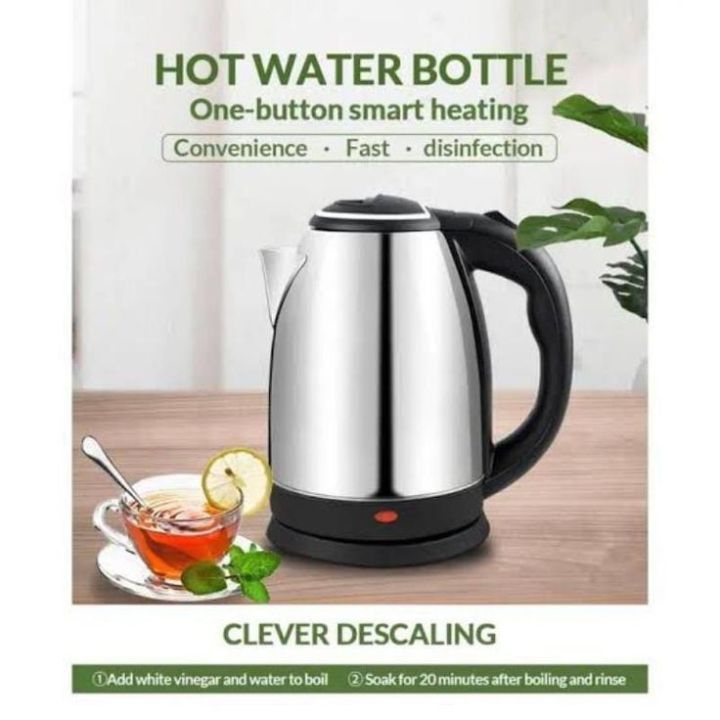 Electric Kettle - stainless steel body - automatic instant heating - 2. ...