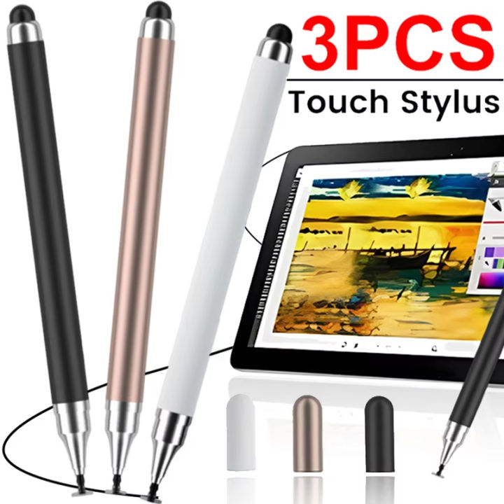 Universal 2 In 1 Tablet Mobile Phone Capacitive Stylus Pen Drawing Pens ...