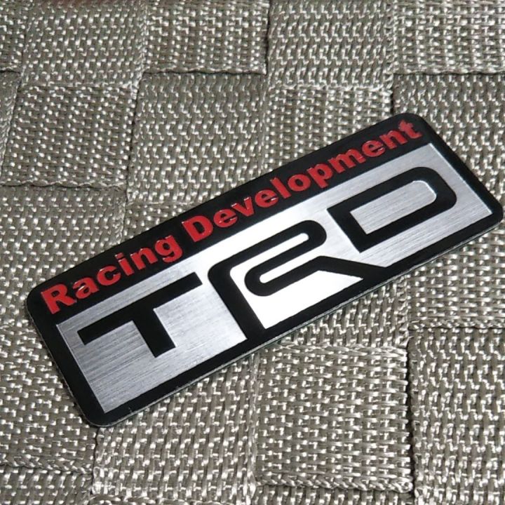 TRD 3D Metal Badge Logo Emblem Sticker Graphic | Daraz.com.bd