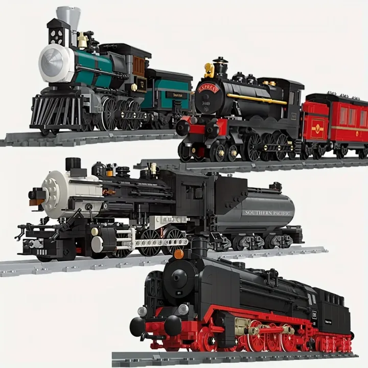 BRO1 Locomotive CN5700 GWR Steam Train Railway Express Modular Bricks ...