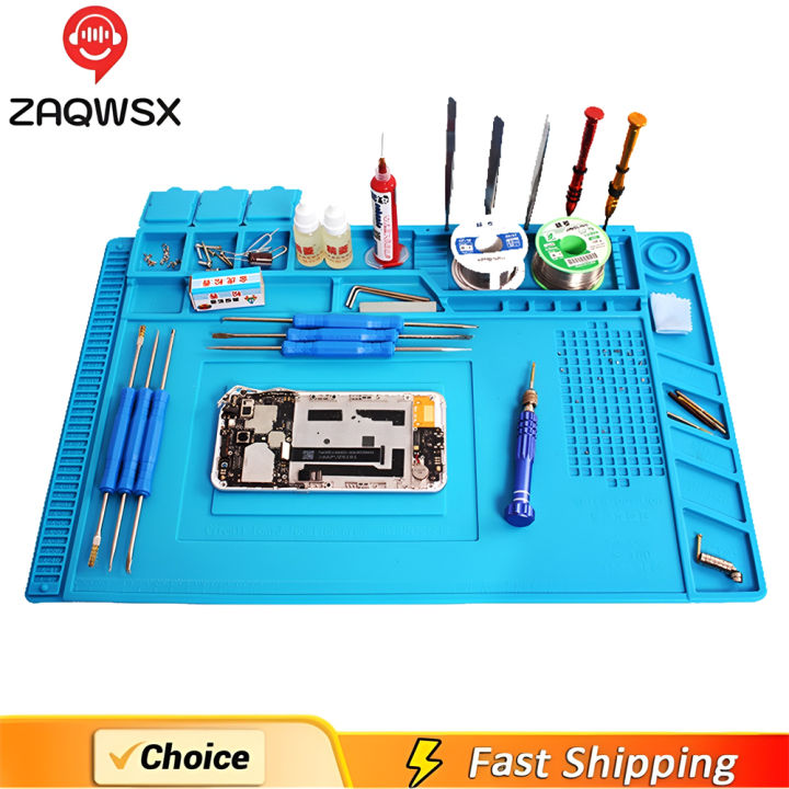 Repair Pad Insulation Heat-Resistant Soldering Station Silicon ...