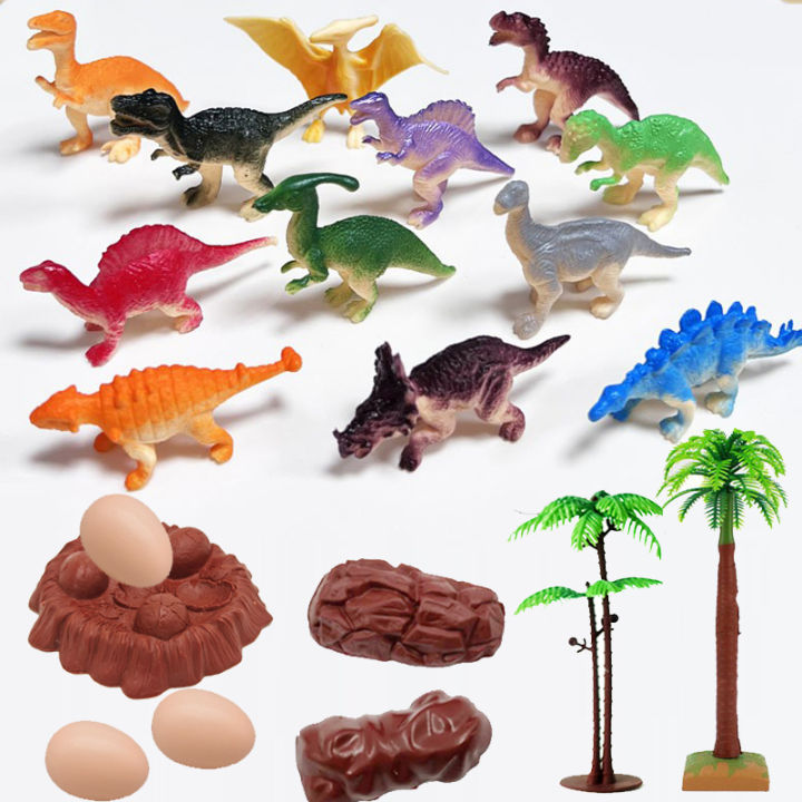 20PCS Dinosaurs Toys Set-Solid Dinosaurs Figures, Realistic Dinosaurs ...