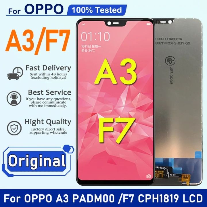 Oppo F7 LCD Panel ORIGNAL Display Touch Screen Digitizer Assembly Replacement for oppo f7 | Daraz.pk