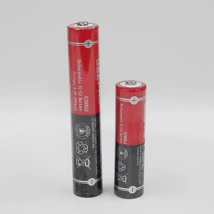 GEEPAS 2.4V / 3.6V Ni-CD Rechargeable Battery Pack – 2500mAh SC Cell ...