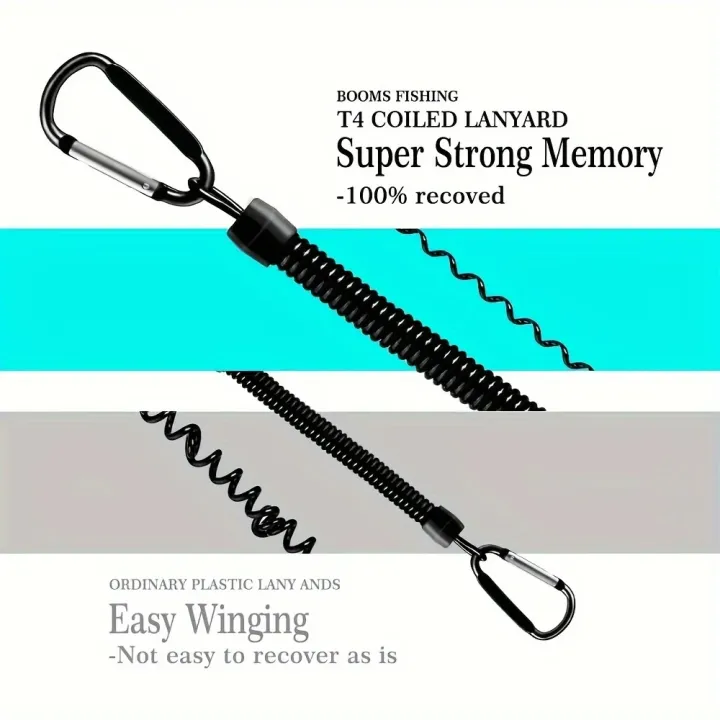 Spring Coil Keychains,Retractable Wrist Strap Safety Rope,8.46" To 47 ...