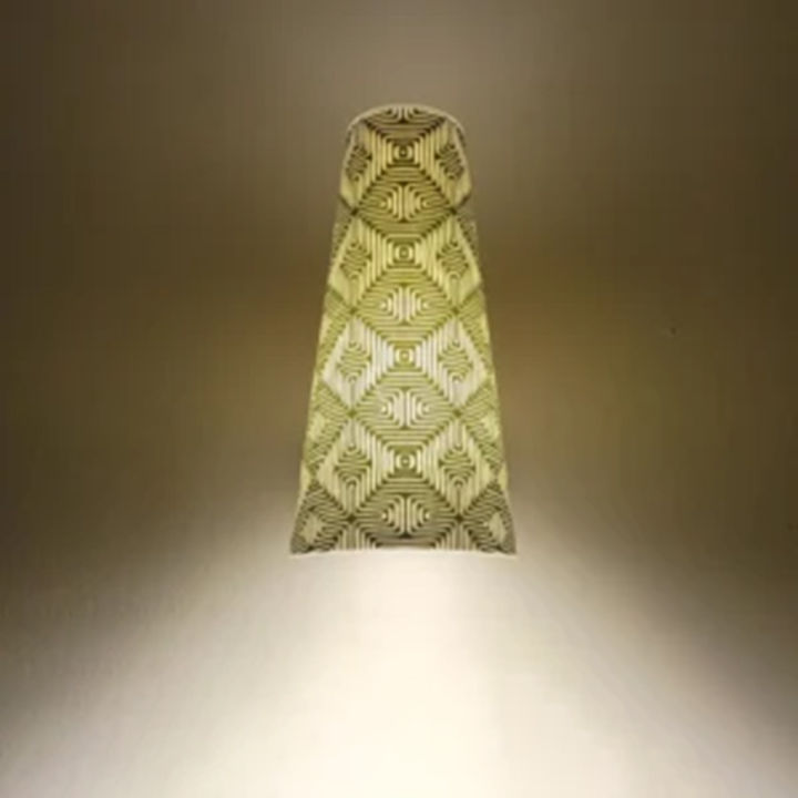 Horizontal Bulb Shade- Home Decore, Ilusion Green | Daraz.com.bd