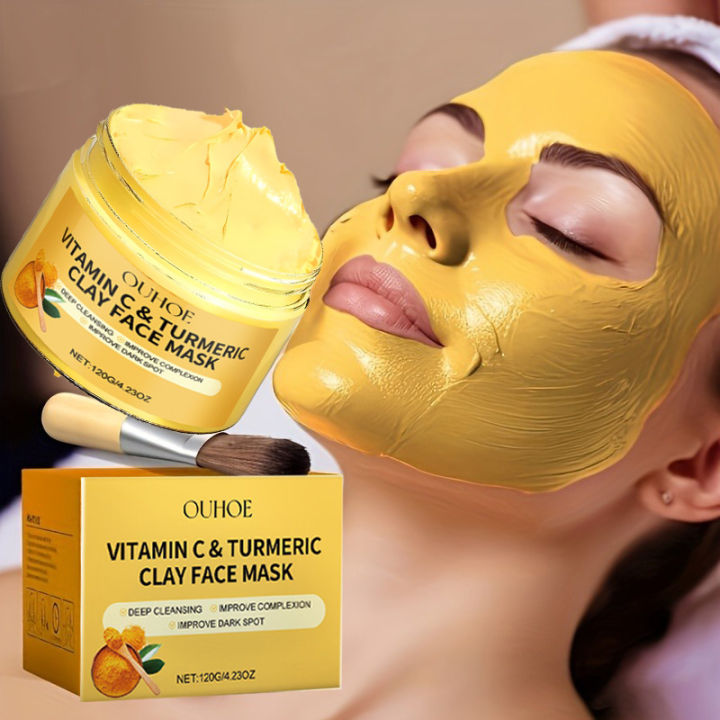 Vitamin C Exfoliating facial mask Turmeric Exfoliating facial mask ...