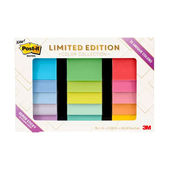 Post-it Super Sticky Notes, Limited Edition Pack - 300Sheets | Daraz.pk