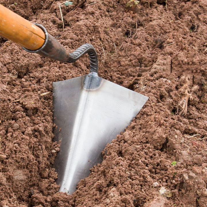 Plowing Hoe Triangle Agricultural Land Turning Loose Soil Hoe Hand Plow ...