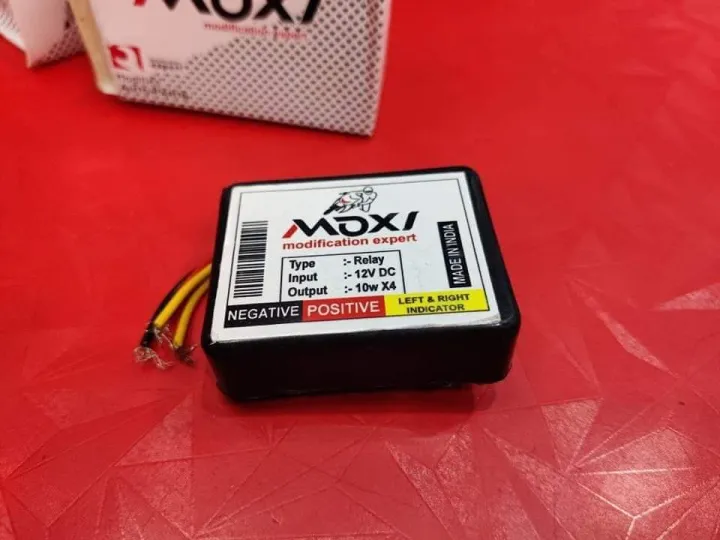 MOXI Waterproof Universal 16 Mode Motorbike Hazard Flasher 16 Different ...