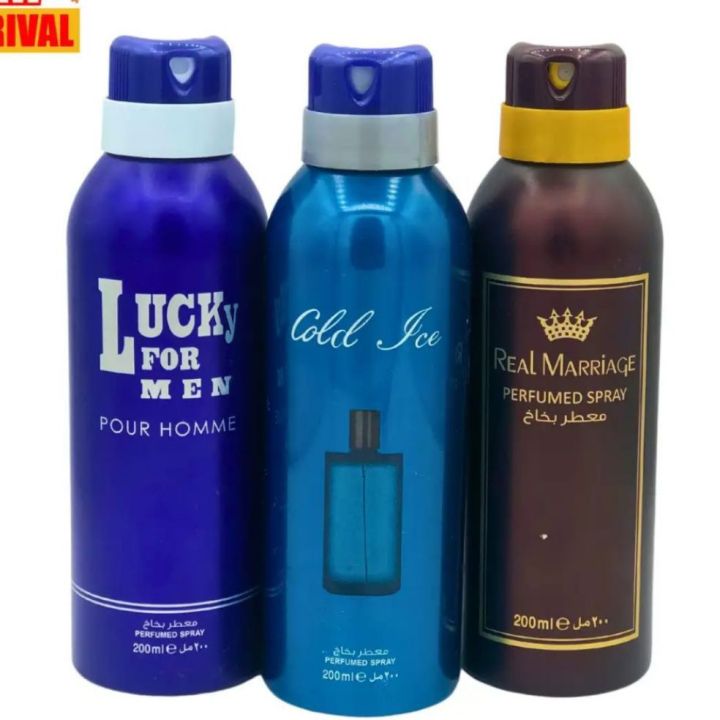 Pack of 3 Body Spray For Men 200ml | Daraz.pk