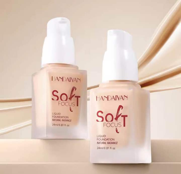 Handaiyan 24H Liquid Foundation Concealer Long-lasting Moisturizing ...