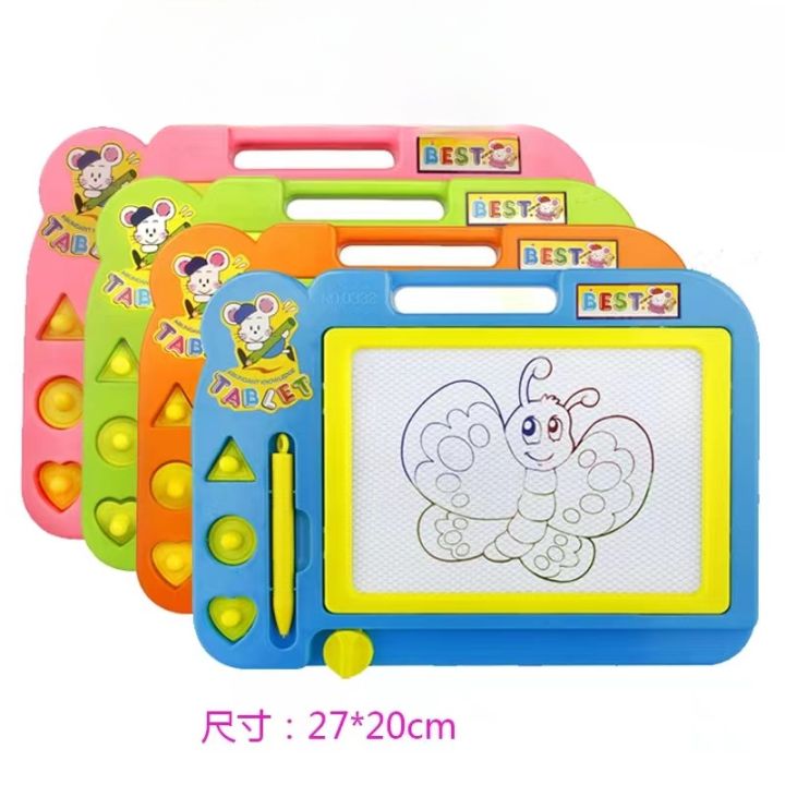 Magnetic Drawing Board Colored Graffiti Magic Eraser Drawing Board ...
