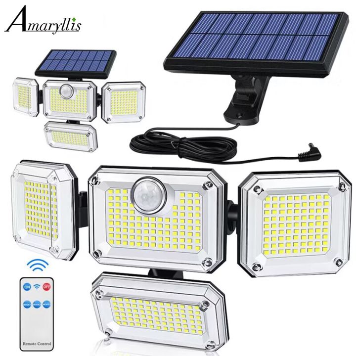 20w Solar Light 122/333led IP65 Waterproof Outdoor Indoor Solar Garden ...