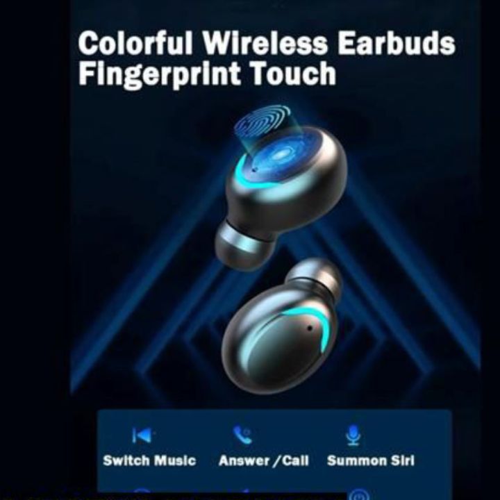 Air F9 Wireless Earbuds, Black | Daraz.pk